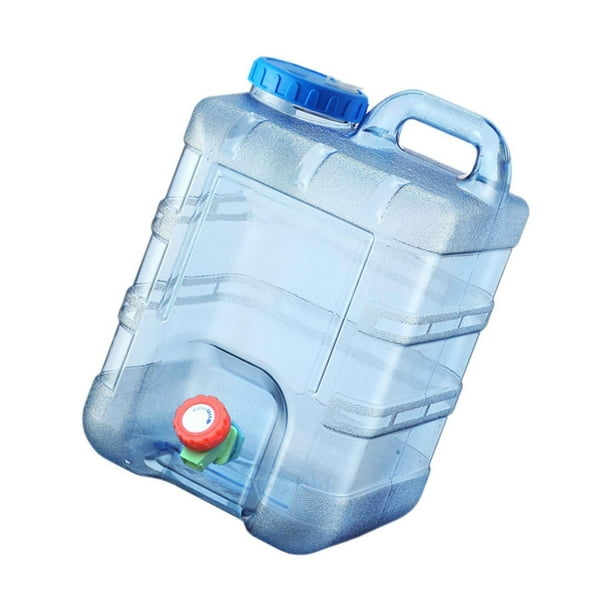 Camping Water Storage Jug with Spigot Water Bucket Carrier Faucet Water ...