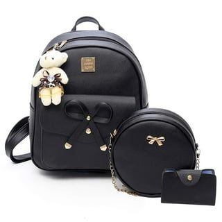 Emma & Chloe, Vinyl Leather Vegan Mini Backpack Purse for Girls, Teens ...