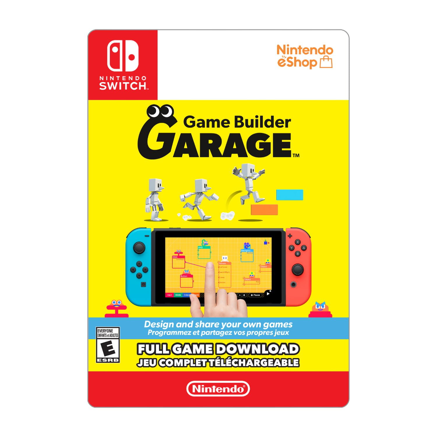 Nintendo Switch Game Builder Garage 39.99 Digital Code