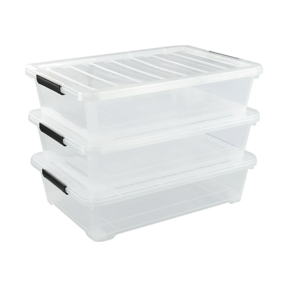 Shallow Underbed Storage Containers
