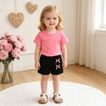 Bigetiay Pretty Bowknot Girls Two Piece Outfit Decorative Ribbon ...