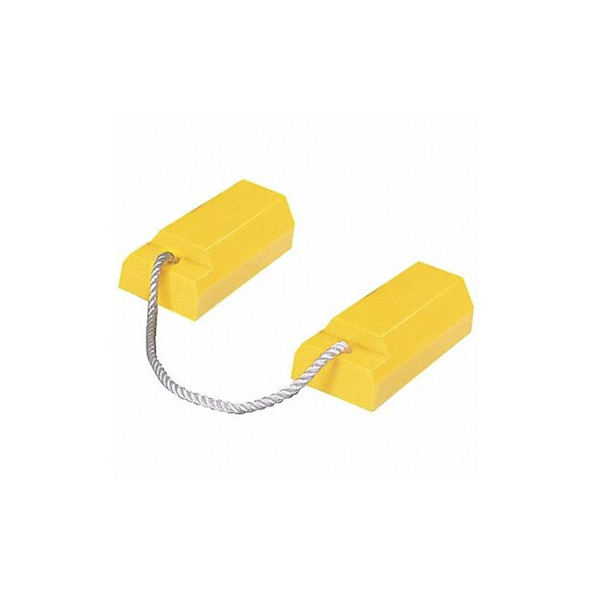 Checkers Airplane Chock,3 In H,Urethane,Yellow,PR AC3512-P - Walmart.com