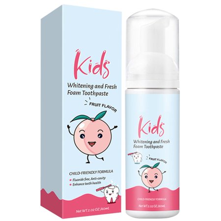 Foam Toothpaste For Kids Foam Toothpaste For Toddlers Natural Formula ...