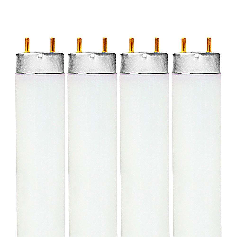 Luxrite F32T8/741 32W 48 Inch T8 Fluorescent Tube Light Bulb, 4100K ...