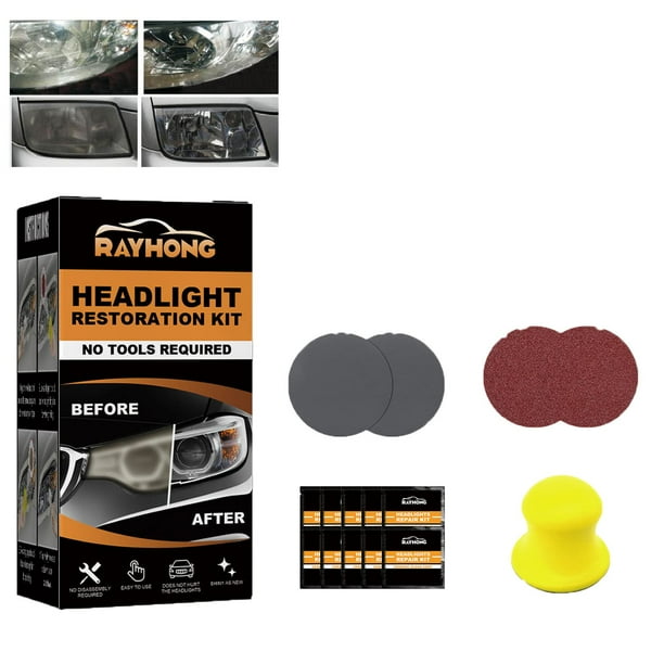 Polish Headlights Lens Restore Cleaner DIY Polishing,Headlight Cleaner ...