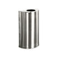 Rubbermaid European and Metallic Open Top Receptacle, Half-Round, 12 ...