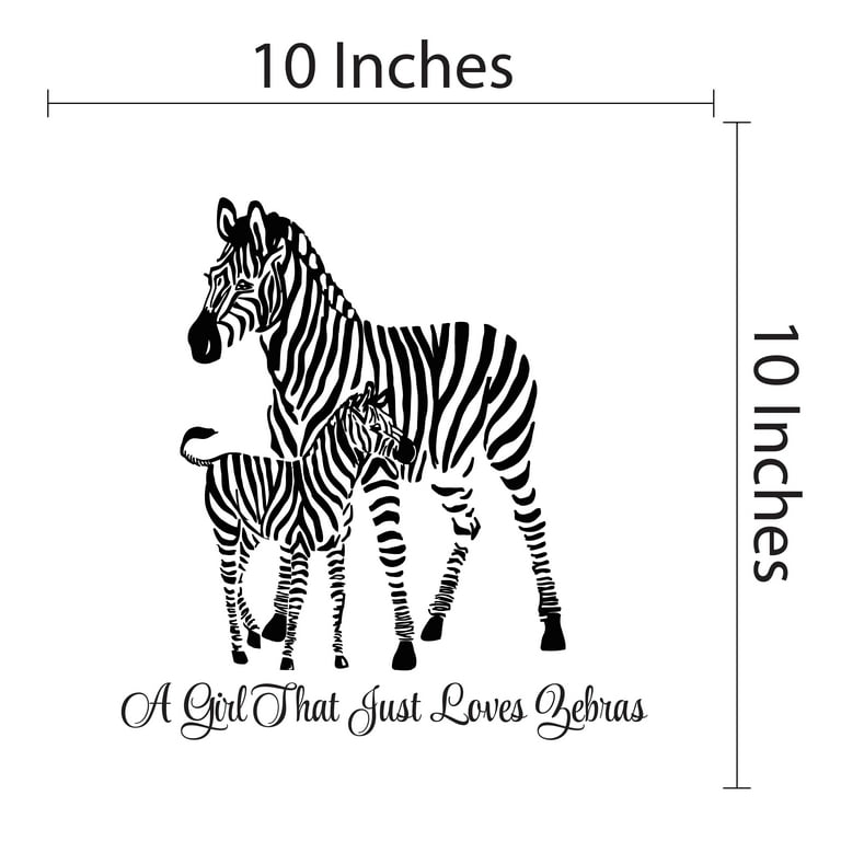 Girls Bedroom Zebra