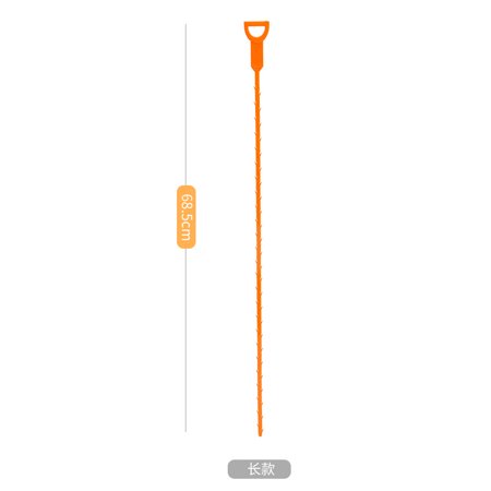3-Pack Hair Snake Tool Drain Hair Plug Removal, Orange | Walmart Canada