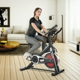 SuperFit Spin Heavy Duty Indoor Cycling Stationary Bike with Silent ...