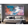 Abstract Wall Art Painting “Shattered Light” Handmade Canvas Home Decor ...