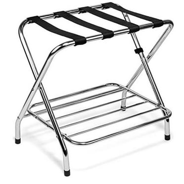 Winsome Wood Reese Luggage Rack with Shelf, Espresso Finish - Walmart.com