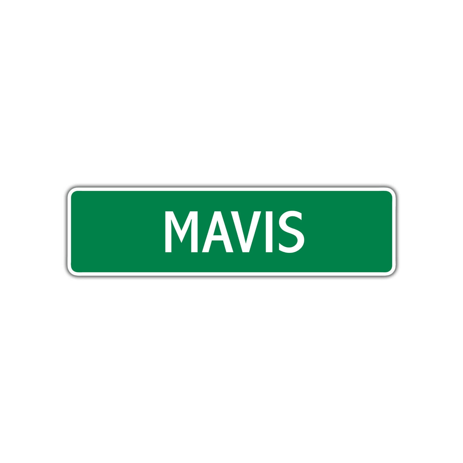 Mavis Girls Children Name Letter Printed Novelty Plaque Decoration ...