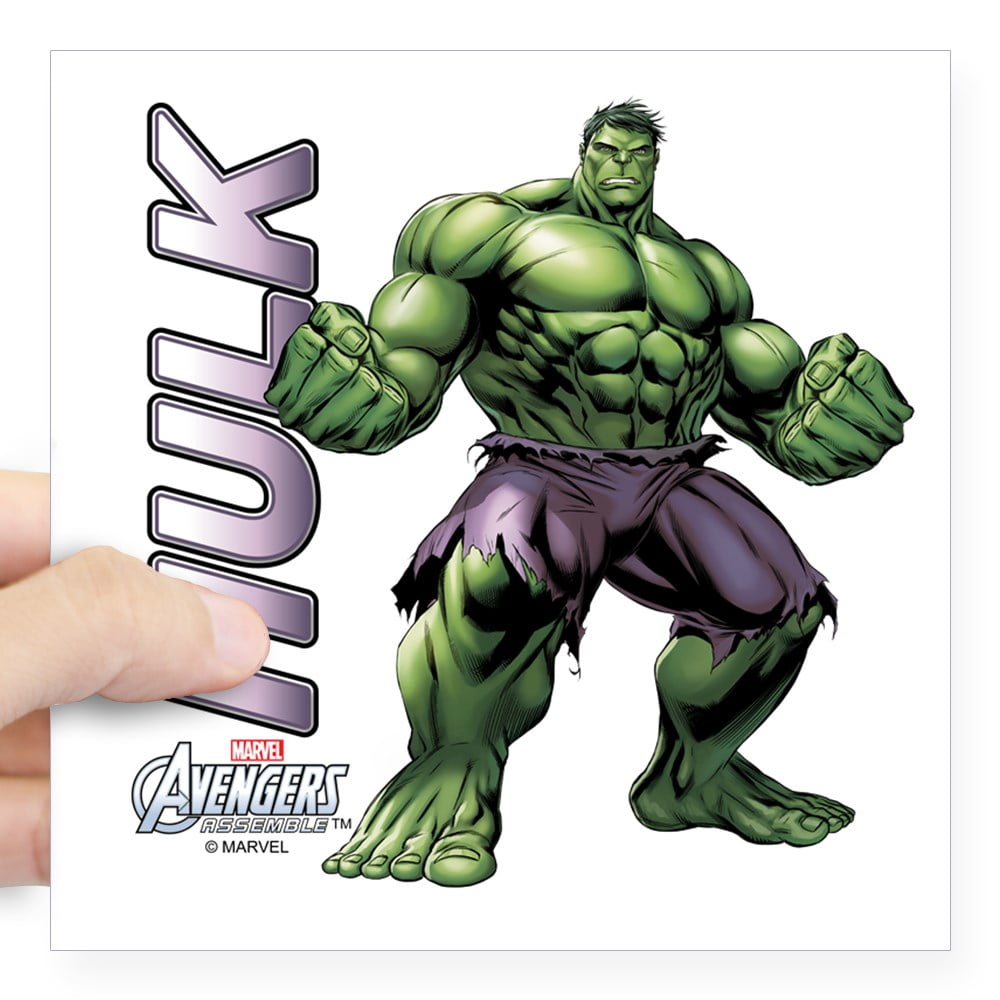 CafePress - The Hulk Square Sticker 3 X 3 - Square Sticker 3" x 3 ...