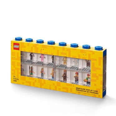 LEGO Minifigure Storage Container, 16 Compartment Display Case, Bright ...