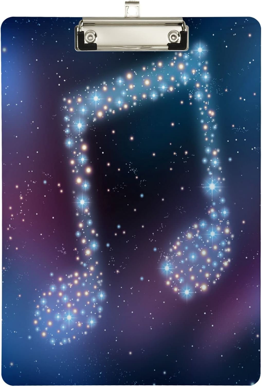 FMSHPON Night Sky Stars Musical Note Clipboard Hardboard Wood Nursing ...