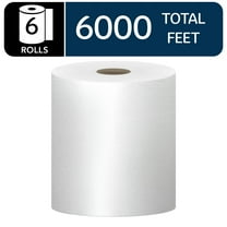 Scott Essential High Capacity Hard Roll Paper Towels (02001), White, 6 ...