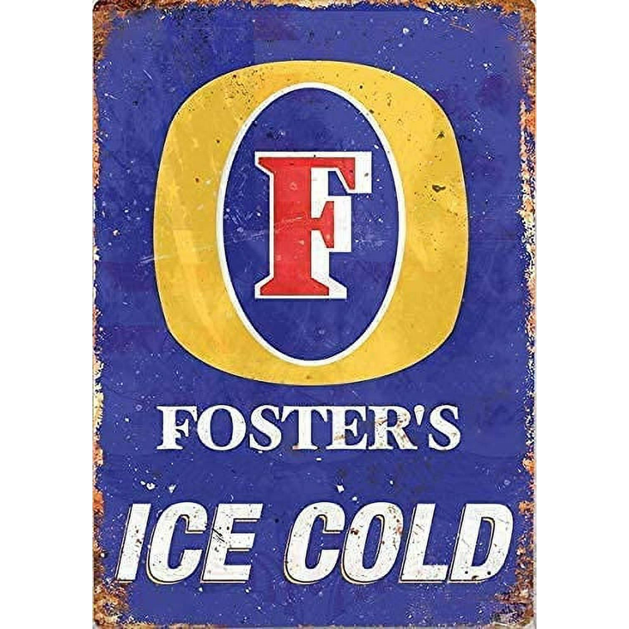 Click here for Hansgo Metal Vintage Sign Ice Cold Fosters Beer Ex... prices