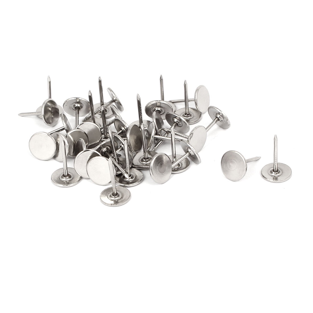 7/16" Dia Metal Upholstery Tack Nail Decorative Thumbtack Pushpin ...