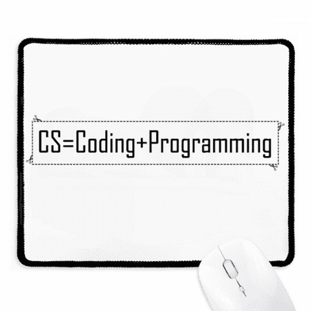 CS Contains Coding And Programng Mousepad Stitched Edge Mat Rubber Gang ...