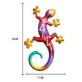 Joernso Vivid Wall Hanging Geckos Shape Iron Stylish Art Sculpture ...