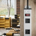 12 Outlets Power Strip,Mountable Power Strip with 6FT Long Extension ...