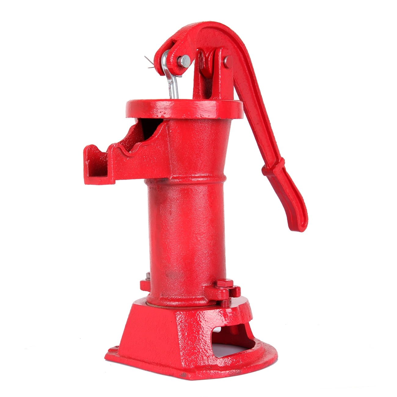 Antique Style Heavy Duty Cast Iron Red Well Hand Operated Pitcher Pump ...