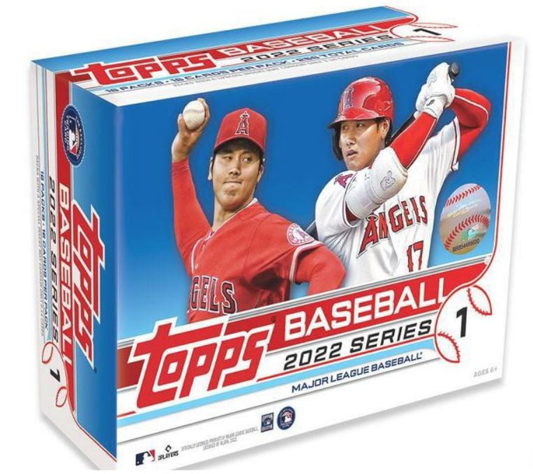 2022 Topps MLB Series 1 Baseball Trading Card Mega Box - Walmart.com