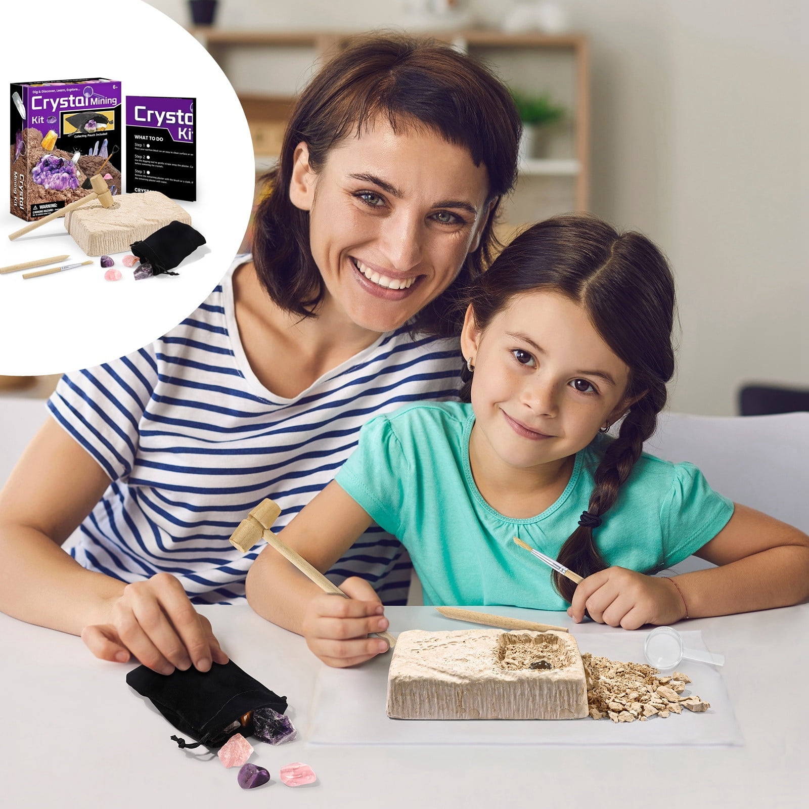 Gemstones Dig Kit For Kids Dig It Up 17 Gems Crystals Rocks Education gemstones-dig-kit-for-kids-dig-it-up-17-gems-crystals-rocks-education