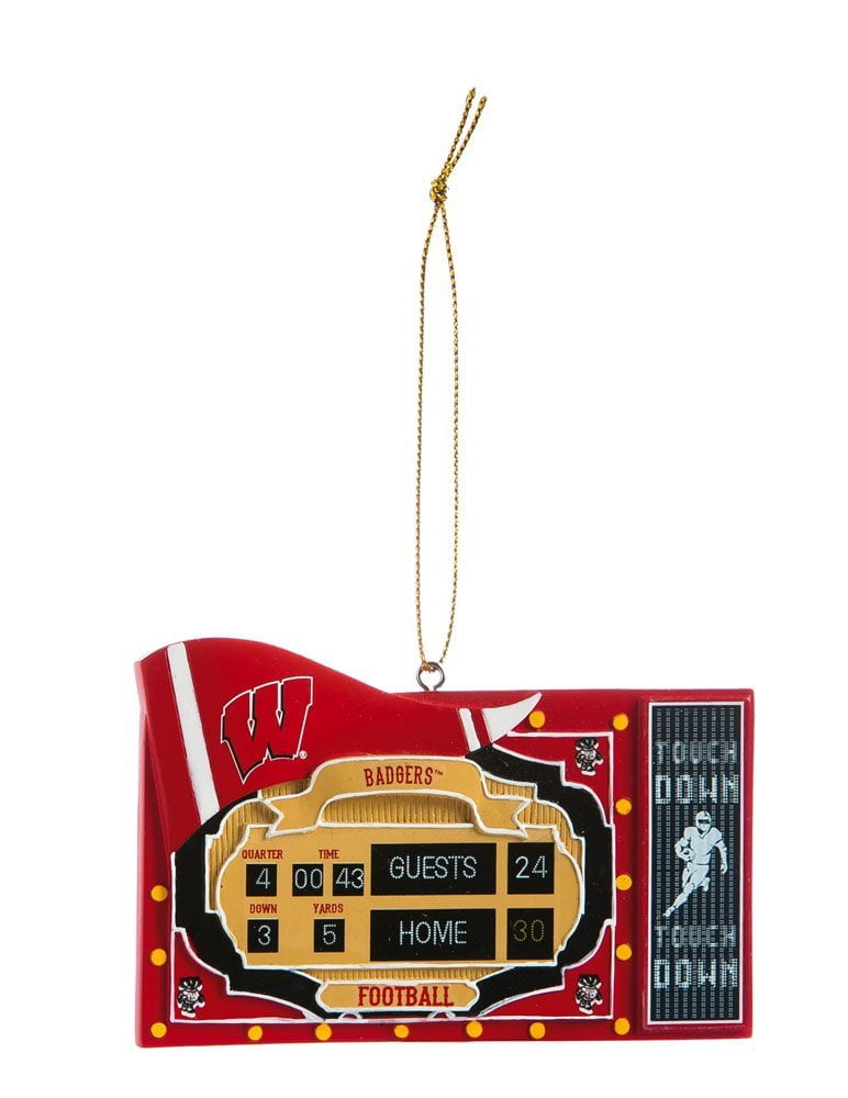 Wisconsin Badgers Scoreboard Ornament - Walmart.com