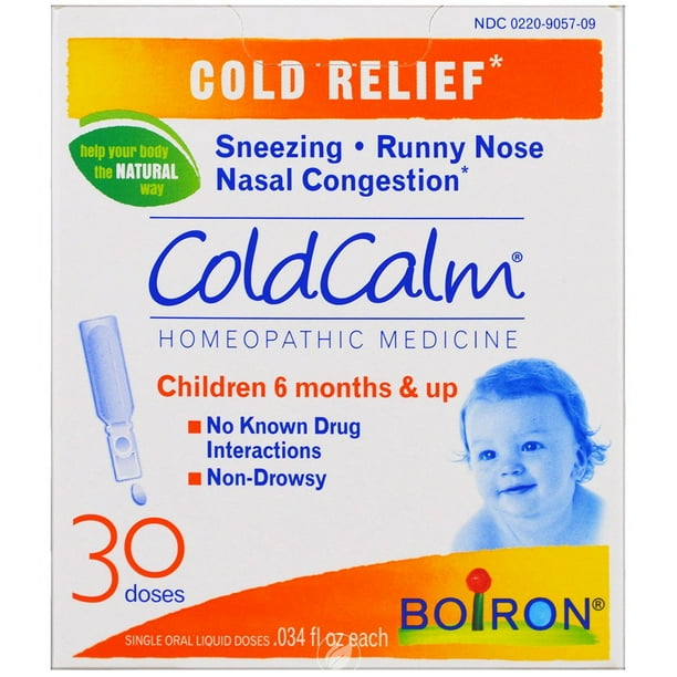 Coldcalm Liquid 30 Dose by Boiron, Pack of 2 - Walmart.com - Walmart.com