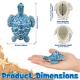 2 Pack Toilet Bolt Caps Decorative Sea Turtle Toilet Bolt Screw Cover ...