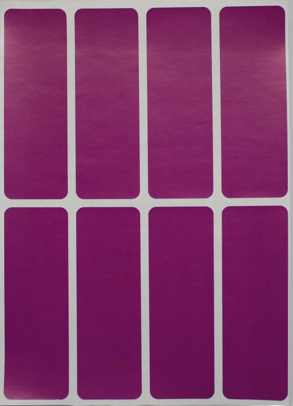 1x3 labels for color coding, Rectangle Purple stickers to write on ...