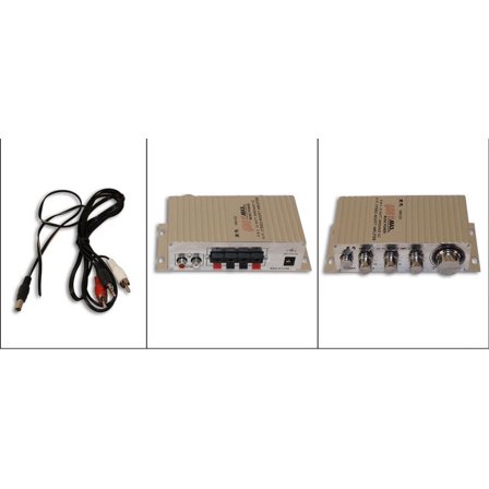 PYLE PCA1 - Small Compact Stereo Power Amplifier - Mini Audio Amp with ...