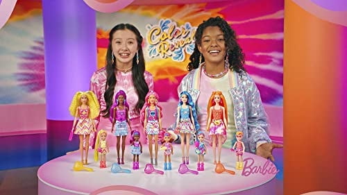 Barbie Color Revelle Doll con 7 sorpresas de unboxing, cambio de color ...