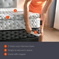 Layla 2” Copper-Gel Infused Memory Foam Topper (King) - Walmart.com