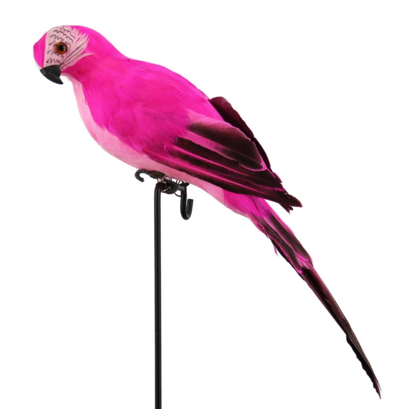 Foam Feather Parrot Garden Decoration ,Simulation Parrot Decorative ...