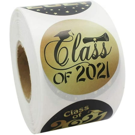 Class of 2021 Graduation Stickers Gift Stickers Party Labels Self ...