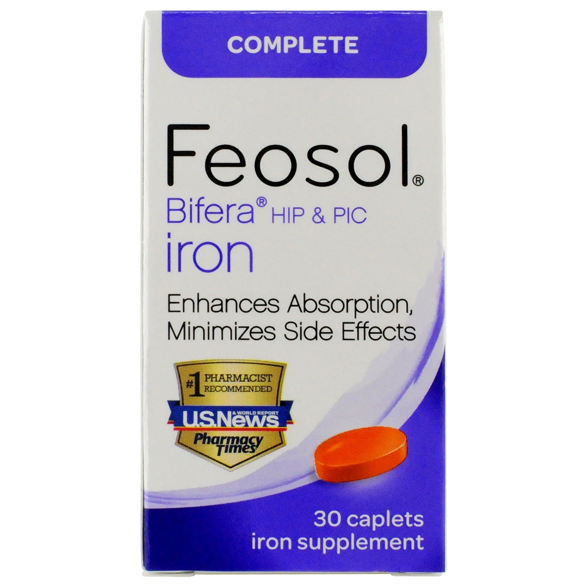 Feosol Complete with Bifera Iron Caplets 30ct – Deal – BrickSeek
