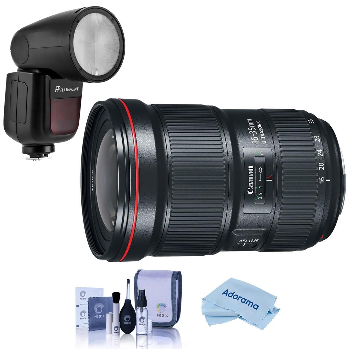 Canon EF 16-35mm f/2.8L III USM Lens - With Flashpoint Zoom Li-on X R2 ...