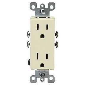 Cooper 2157V Ivory Two Gang Combination Wall Plate, 1-Decorator and 1 ...