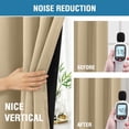 Blackout Curtains Rod Pocket Design Thermal Insulated Sun Blocking ...
