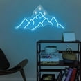 ACOTAR Neon Sign, Mountain with Stars LED Light, Book Lover Gift ...