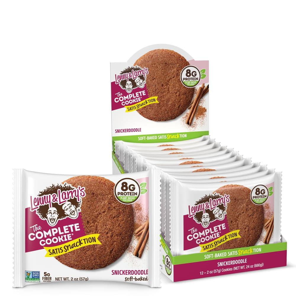 The Complete Cookie Snack Size, Chocolate Chip, Soft Baked, 8g Plant ...