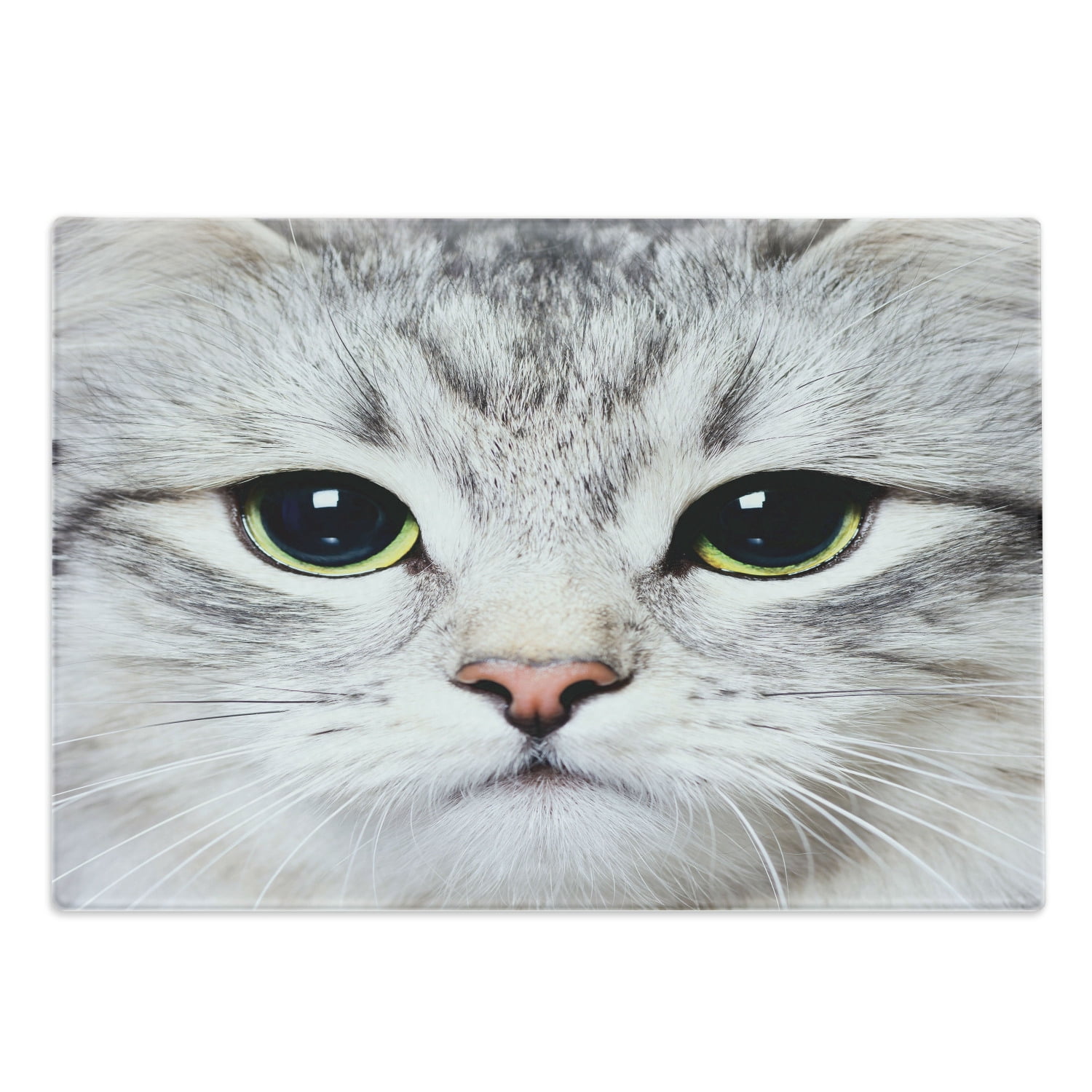 Animal Cutting Board, Cat Print Kitten Kitty Face Look Closeup Portrait ...