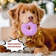 Dog Toy Interactive, Sprinkle Covered Donut Pet Toy, Chew Proof Build ...