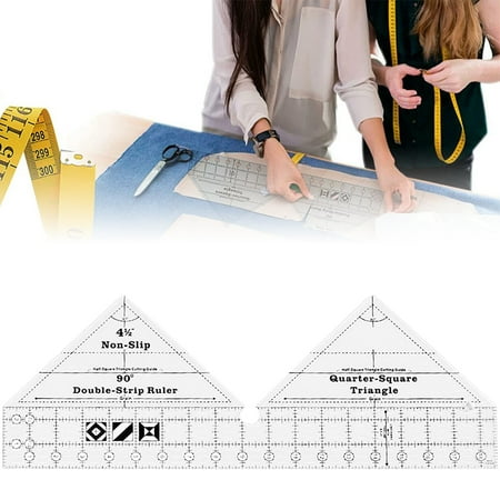 Duety Double Strip Ruler, 90 Degree Creative Ruler Grids, 6 Inches ...