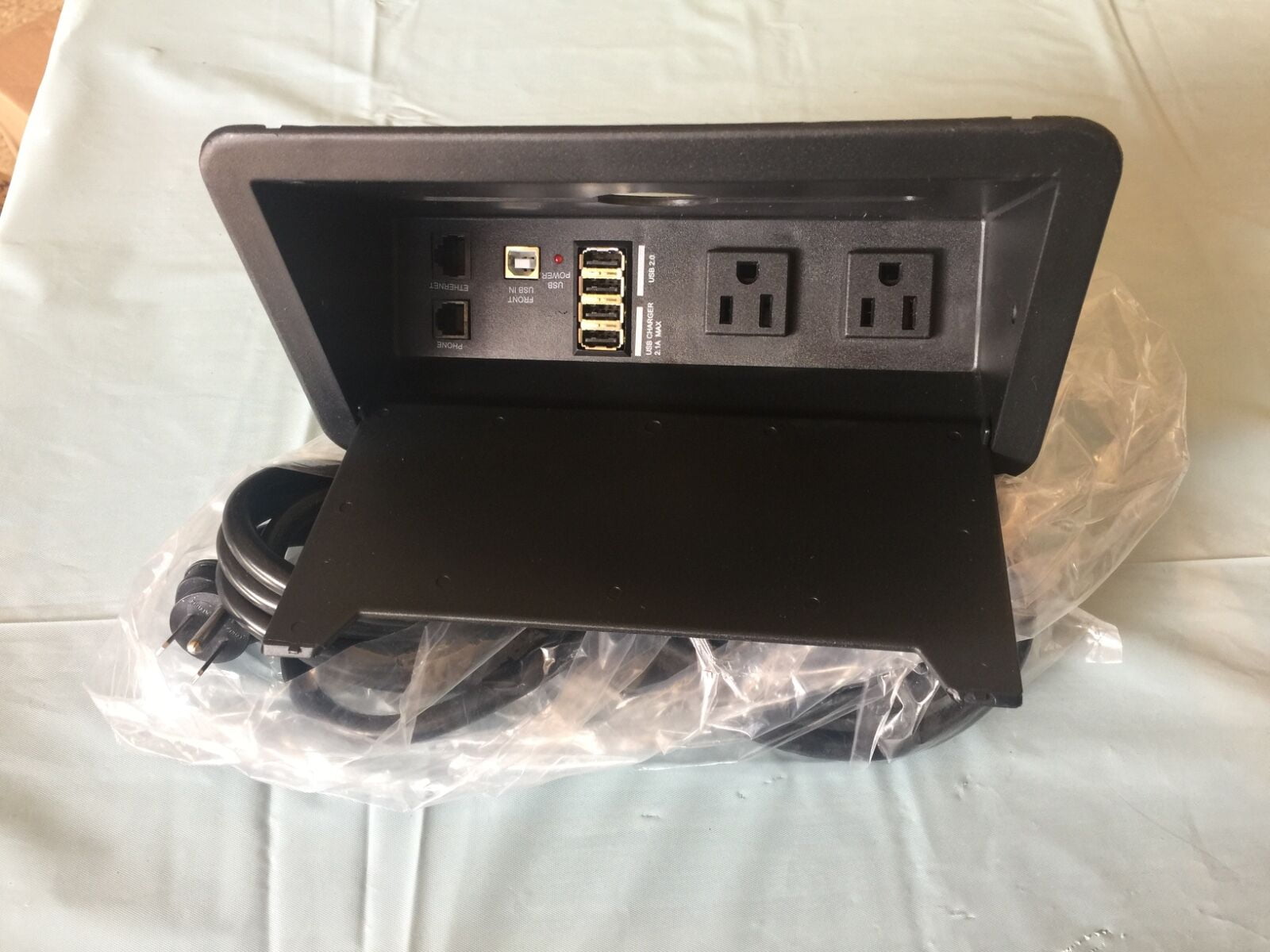 Regency Seating Desktop Power & Data Port DPEL2 - Walmart.com