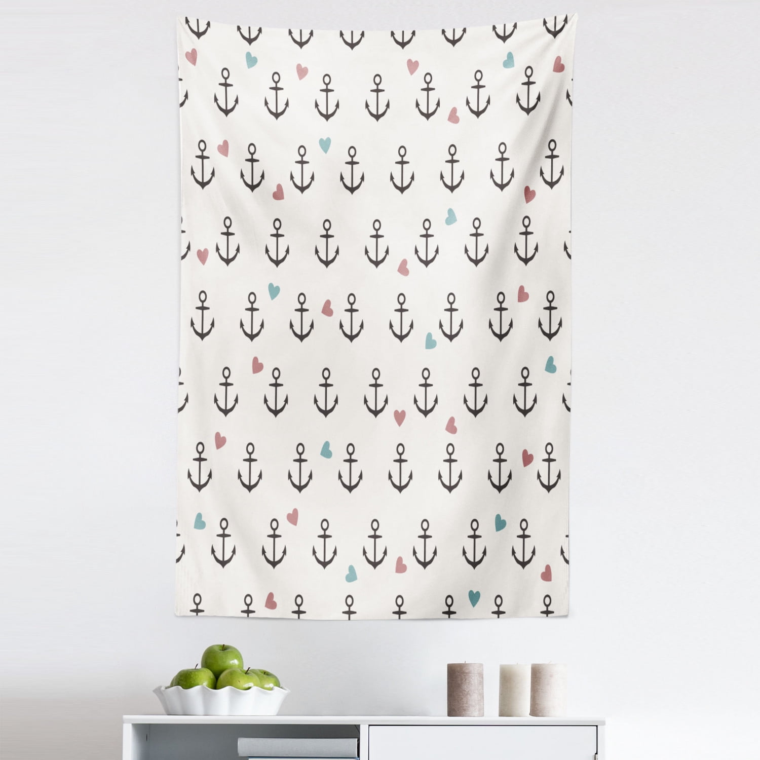 Colorful Tapestry, Anchors and Colored Hearts Sailor Holiday Escape ...