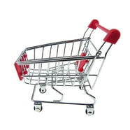 Children's Metal and Plastic Play Shopping Cart- Toddler's Toy Grocery ...