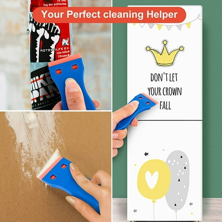 Plastic blade scrapers design to remove adhesives, labels and decals ...